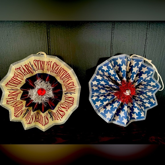 Pottery Barn | Holiday | Pottery Barn Americana Paper Pin Wheel Set Of ...